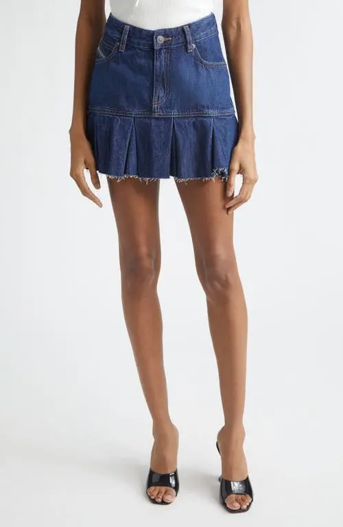 DIESEL® Cotton Miniskirt - Denim