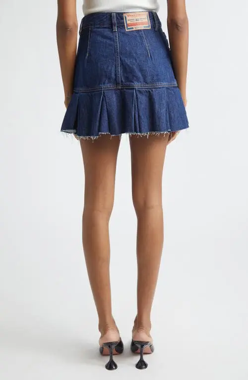 DIESEL® Cotton Miniskirt - Denim