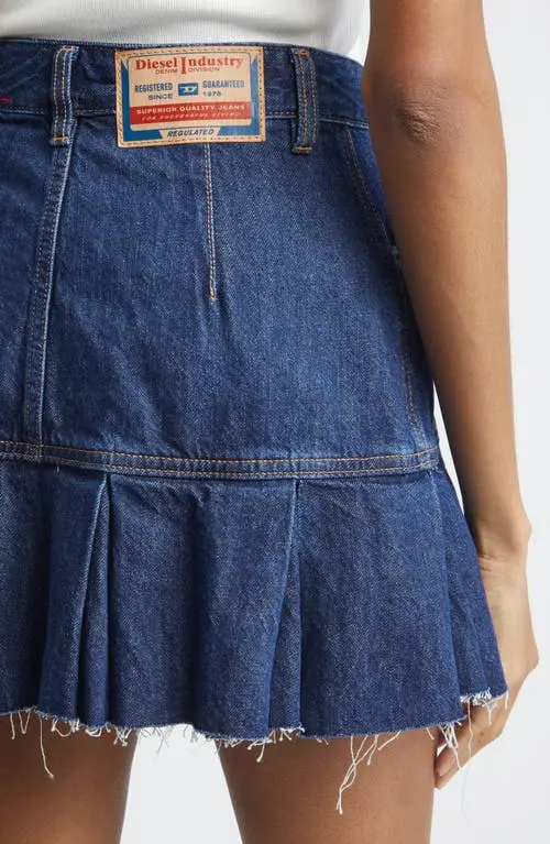 DIESEL® Cotton Miniskirt - Denim