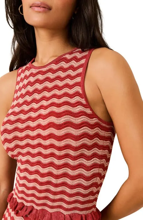 Solid & Striped The Diana Wavy Stripe Sleeveless Top