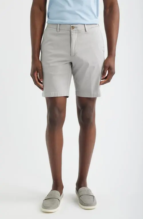 Scott Barber Savannah Stretch Cotton Twill Shorts - Mist