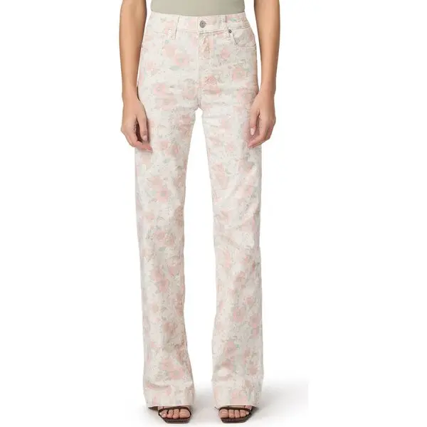 Paige Leenah High-waist Wide-leg Jeans - Bouquet
