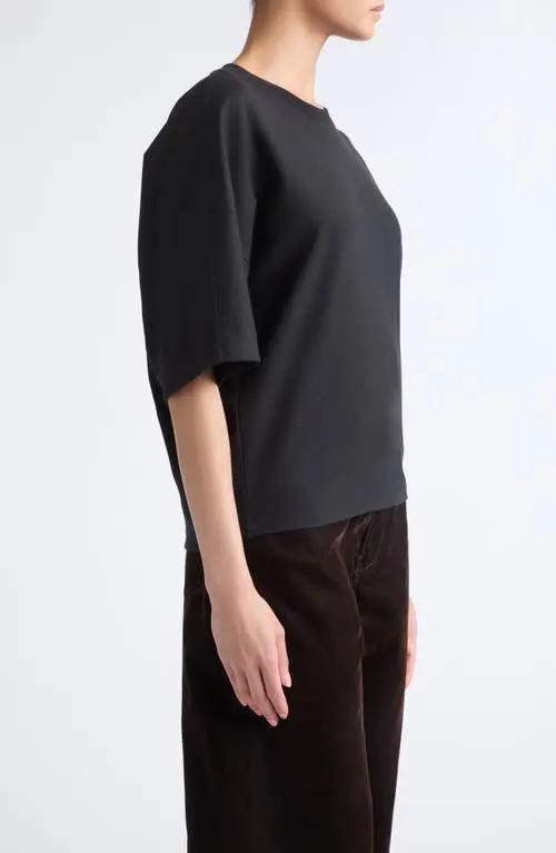 Ossou Rift Crop Jersey T-shirt - Dusk