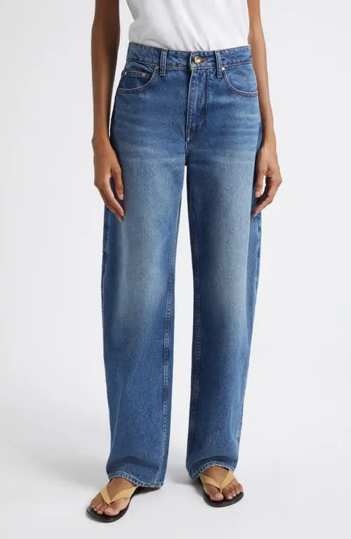 Ossou Rider Low-rise Barrel Leg Jeans - Cloud Wash