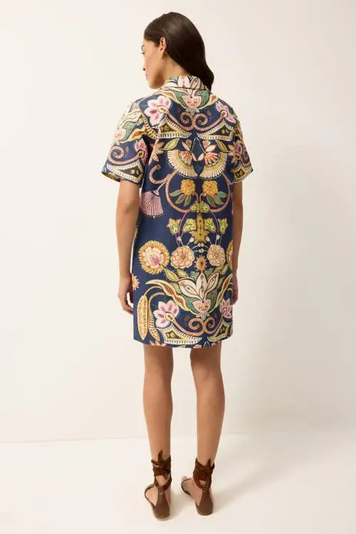 MARIE OLIVER Dede Mini Dress - Neptune