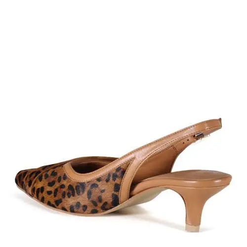 DIBA TRUE Settle Down Slingback Pump - Leopard/tan