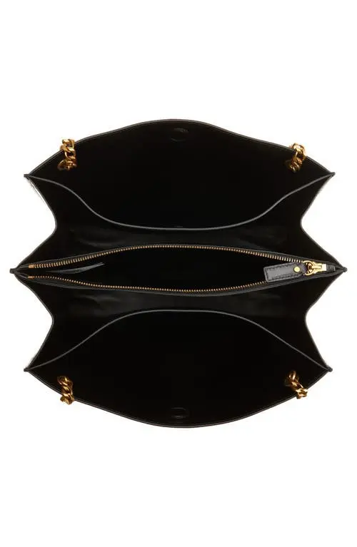 Versace Medium Cabine Shoulder Bag - Black-gold