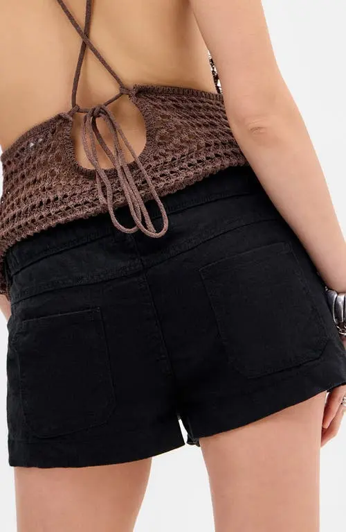 BDG URBAN OUTFITTERS Linen & Cotton Drawstring Shorts