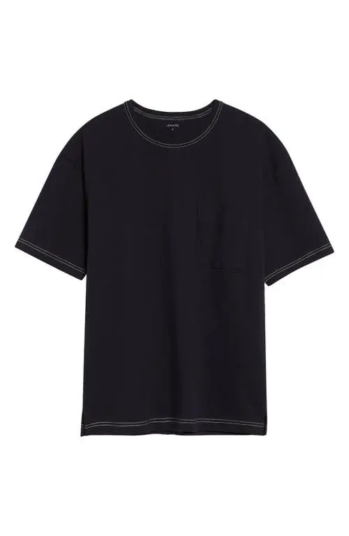 LEMAIRE Boxy Cotton & Linen T-shirt - Urchin