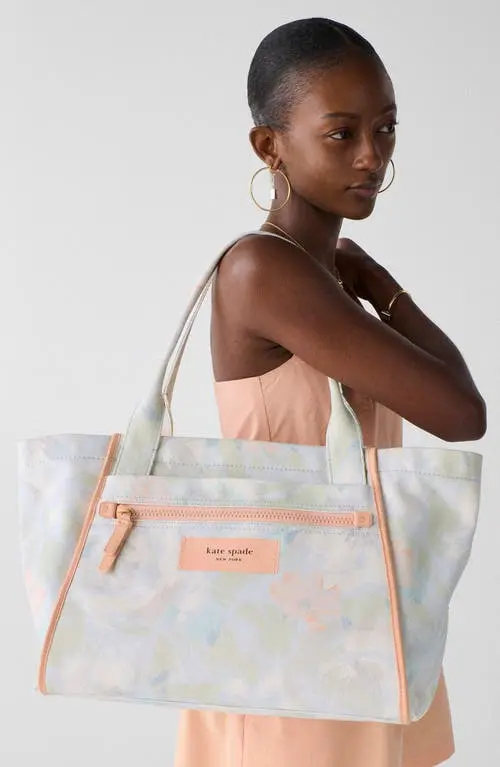 Kate Spade New York Printed Canvas Tote