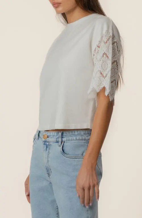 Kut From The Kloth Coco Lace Sleeve Top