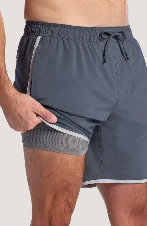 FREE FLY Downshore Swim Trunks - Storm Cloud