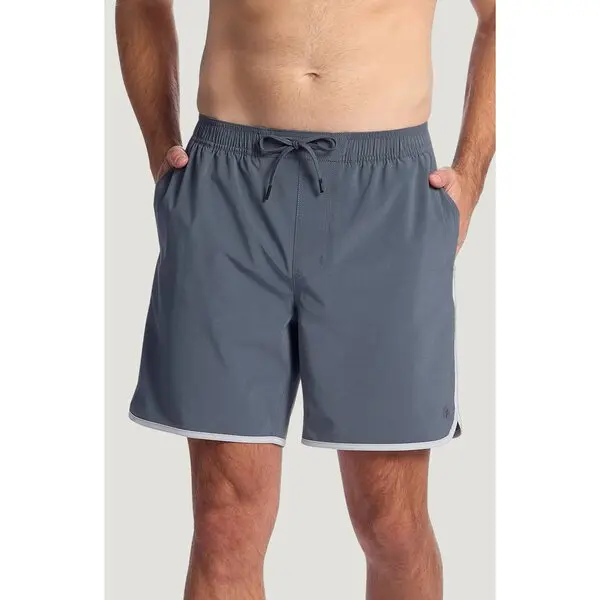 FREE FLY Downshore Swim Trunks - Storm Cloud