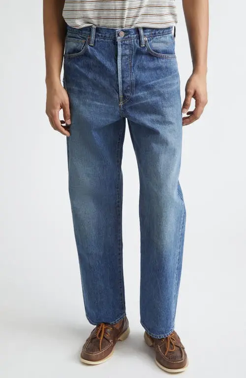 Visvim Social Sculpture 01 Distressed Wide-leg Jeans - Dmgd-46