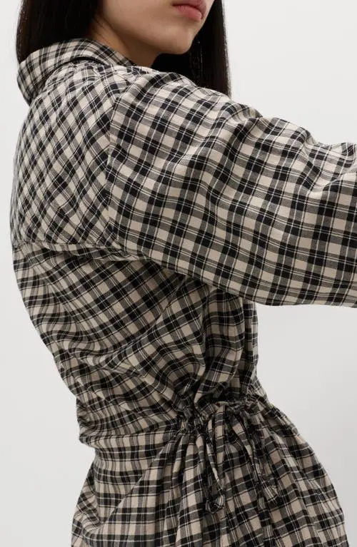 M&s Drawstring Waist Cotton Shirt