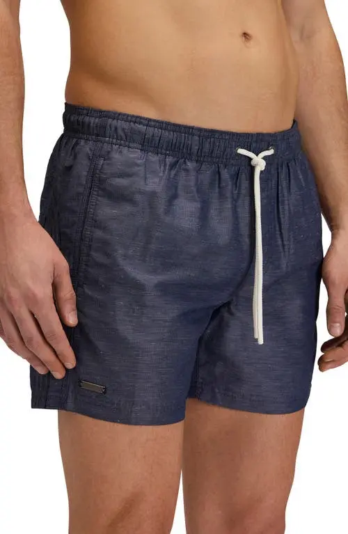 Sundek Solid Swim Trunks - Dark Navy
