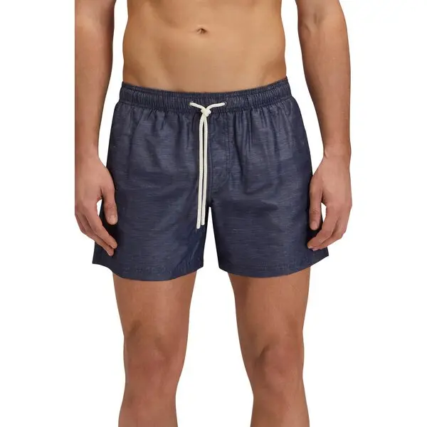 Sundek Solid Swim Trunks - Dark Navy