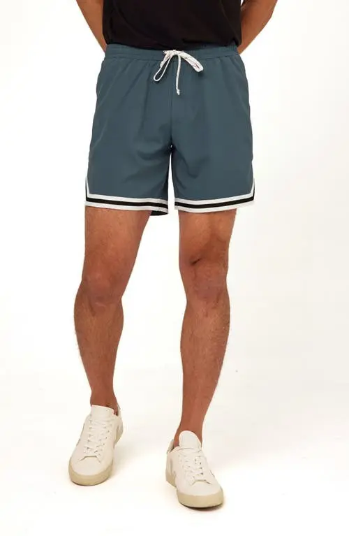 THREADS 4 THOUGHT Drawstring Stretchy Shorts - Peacock