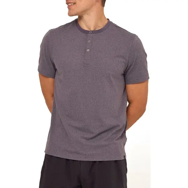 THREADS 4 THOUGHT Shayne Luxe Jersey T-shirt - Heather Grapevine