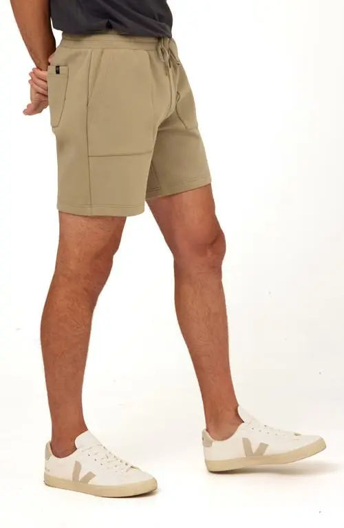 THREADS 4 THOUGHT Jaxson Peached Stretch Organic Cotton Blend Shorts - Hearthstone