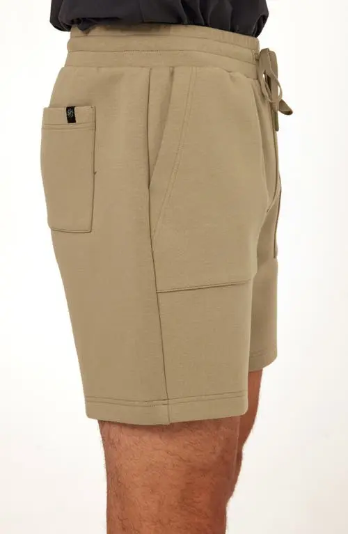 THREADS 4 THOUGHT Jaxson Peached Stretch Organic Cotton Blend Shorts - Hearthstone