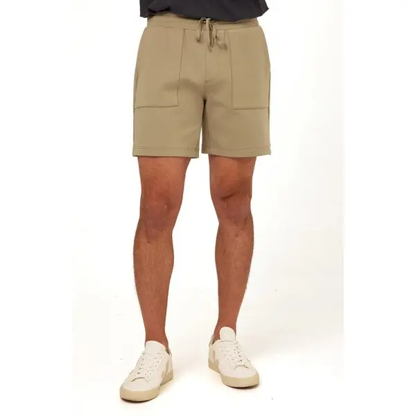 THREADS 4 THOUGHT Jaxson Peached Stretch Organic Cotton Blend Shorts - Hearthstone