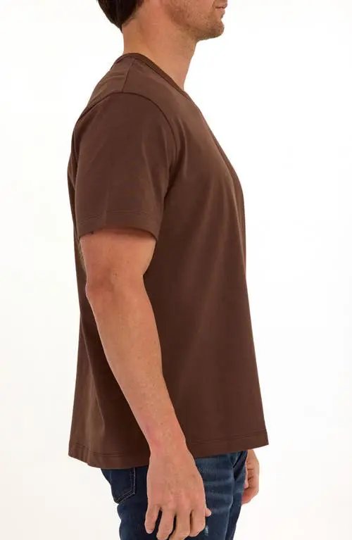 THREADS 4 THOUGHT Johnny Relaxed Fit Organic Cotton Jersey T-shirt - Coffee