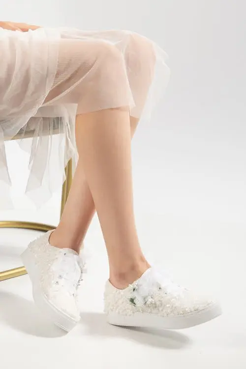 FOREVER & ALWAYS SHOES Rosalie Bridal Sneakers