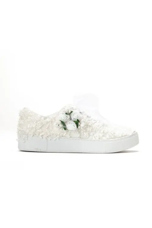 FOREVER & ALWAYS SHOES Rosalie Bridal Sneakers