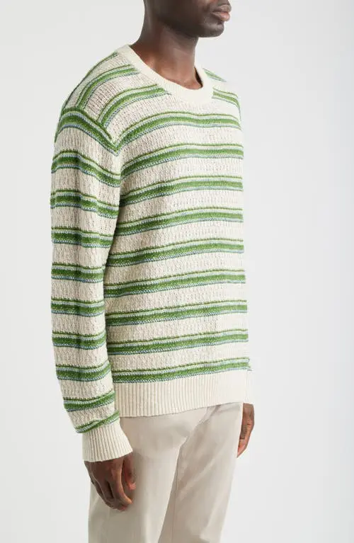CORRIDOR Stripe Cotton Sweater