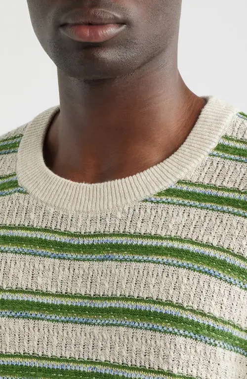CORRIDOR Stripe Cotton Sweater