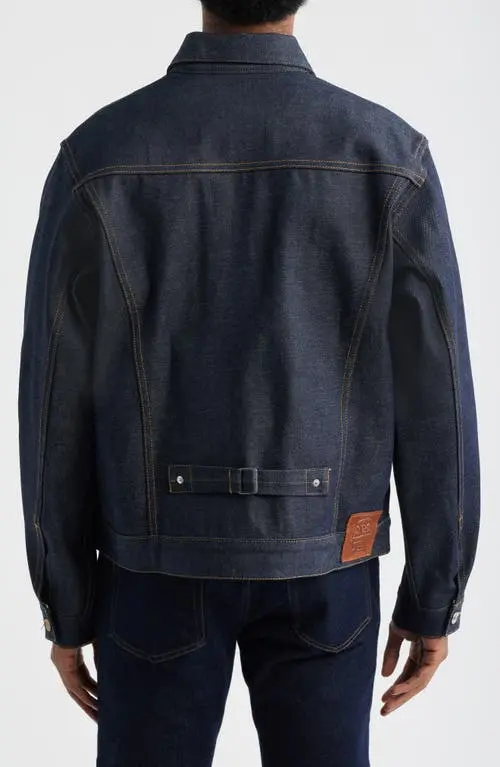 BRAIN DEAD Selvedge Denim Trucker Jacket - Indigo