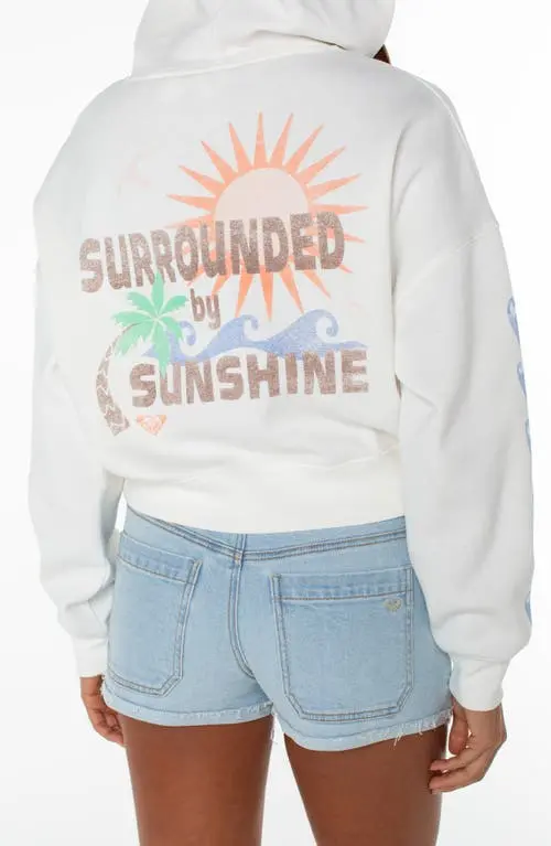 Roxy Breakwater Graphic Hoodie - Cloud Dancer