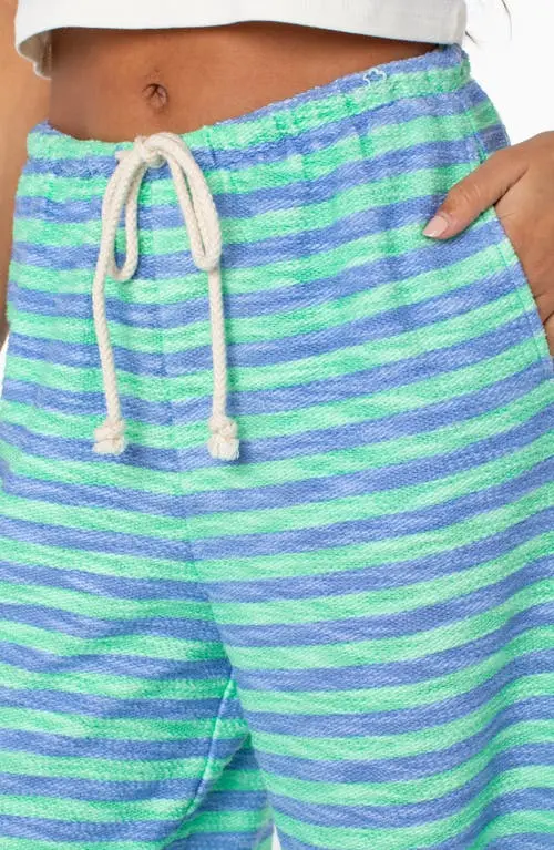 Roxy Beach Breeze Stripe Drawstring Pants - Spring Bud