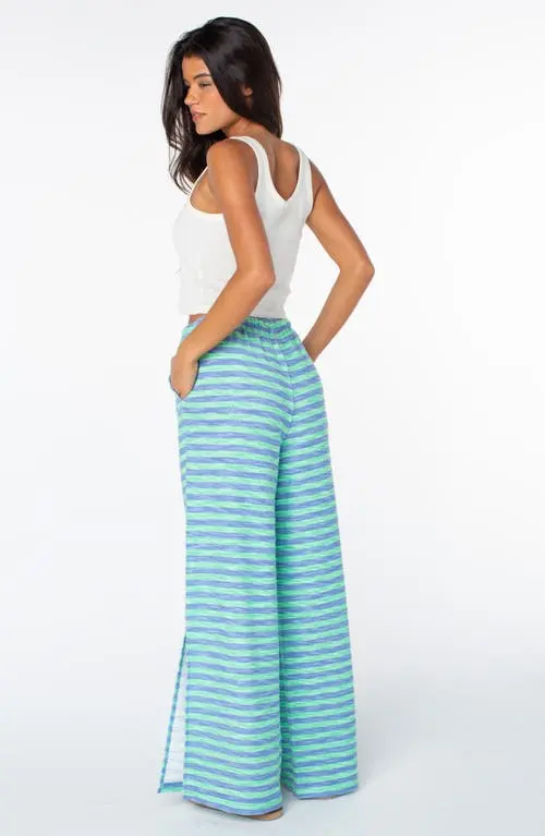 Roxy Beach Breeze Stripe Drawstring Pants - Spring Bud