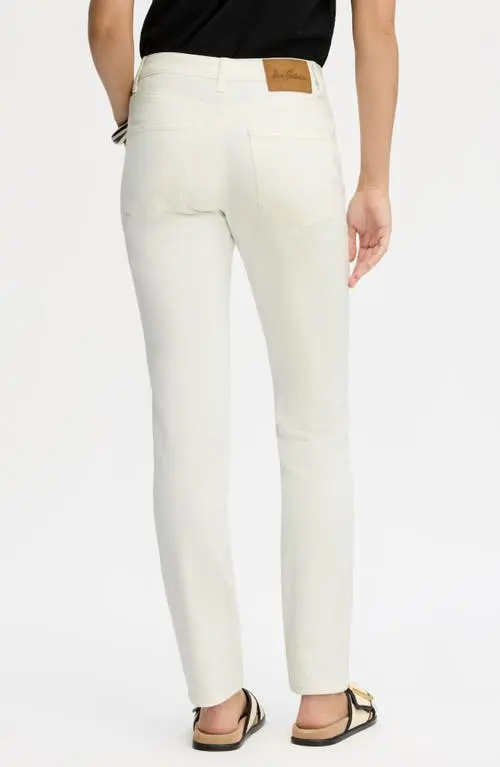 Sam Edelman Pencil Slim Straight Leg Jeans - Ecru