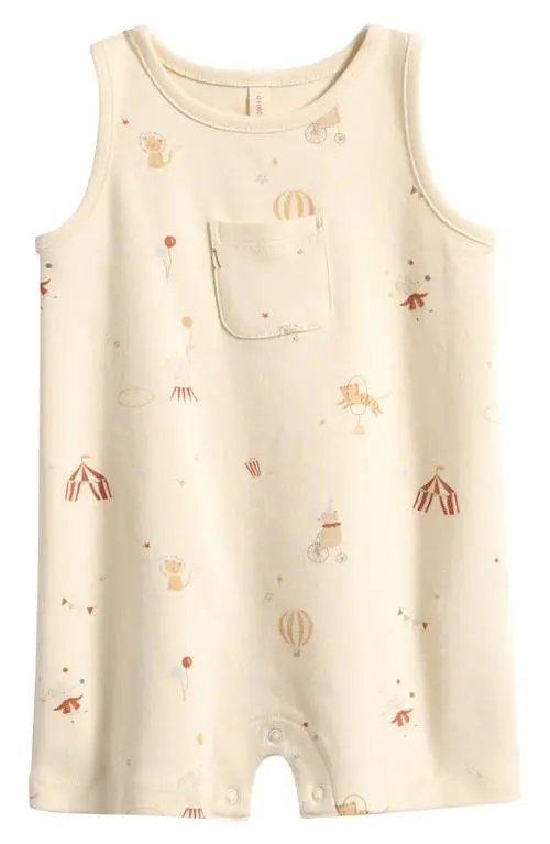 QUINCY MAE Carnival Organic Cotton Romper - Ivory