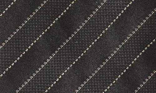 Canali Stripe Metallic Silk Jacquard Tie