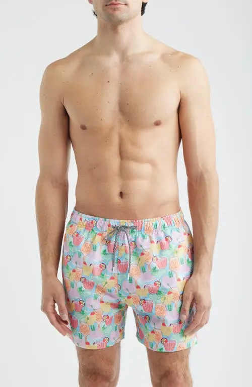 BOARDIES Printed Swim Trunks - Multi