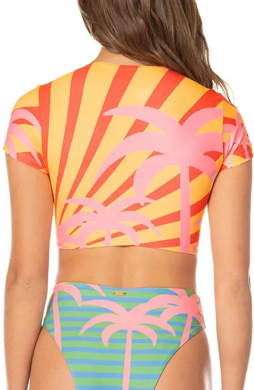 MAAJI Jungle Sway Milano Reversible Crop Rashguard