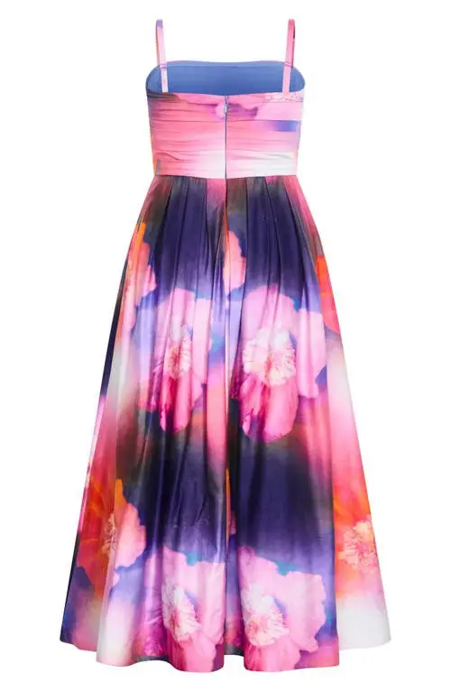 City Chic Rosalee Floral Maxi Dress - Fl Firework