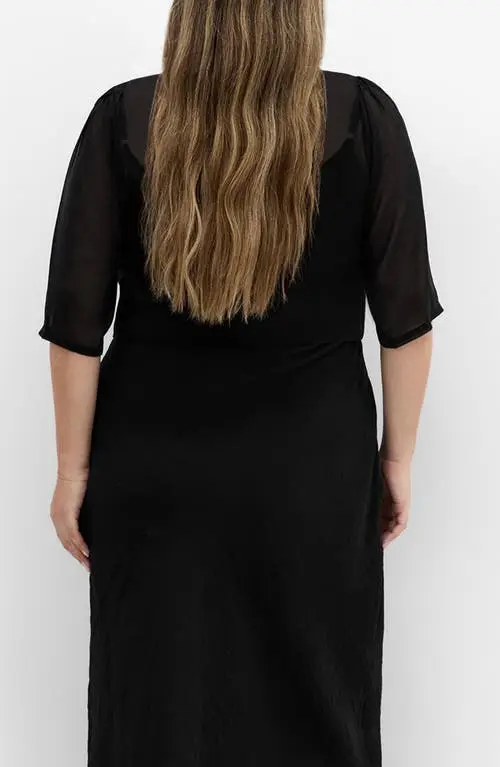 City Chic Chiffon Shrug