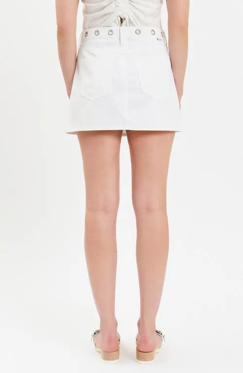 DAZE Malibu Denim Miniskirt - Lamb