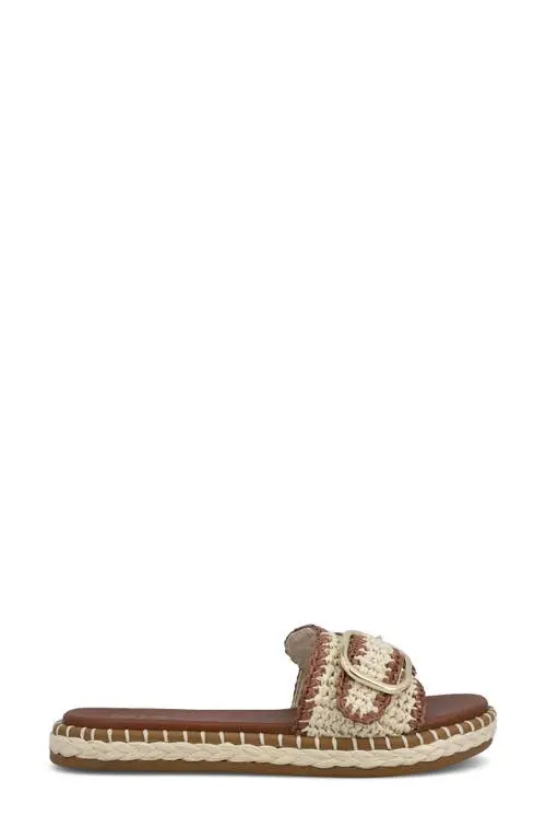 Mia Sabriel Raffia Slide Sandal
