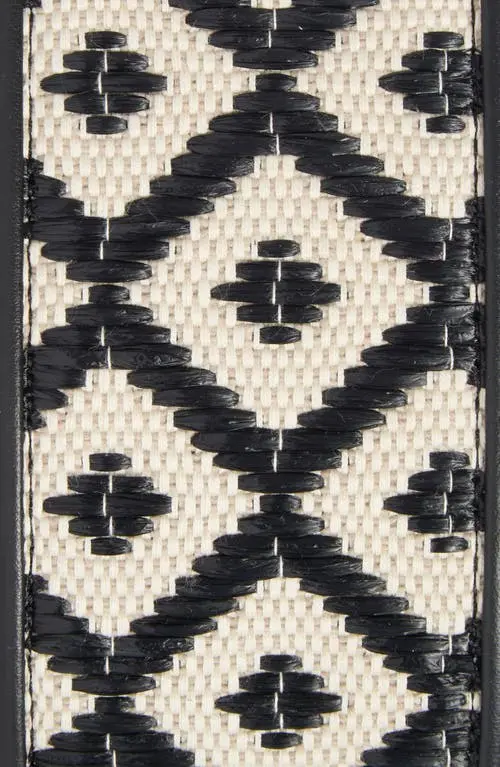 Max Mara Raffia Effect Wide Belt