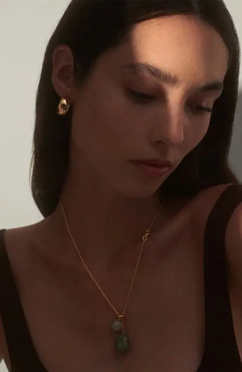 Lady Grey Jasper Lariat Necklace