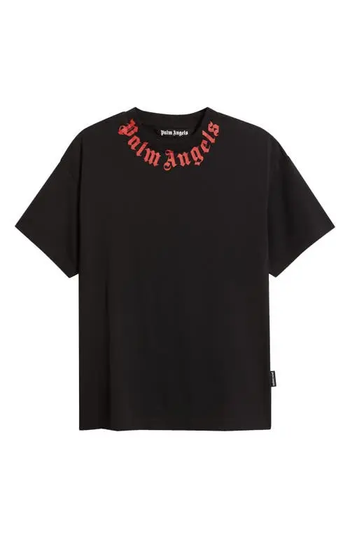 Palm Angels Logo Graphic Cotton T-shirt