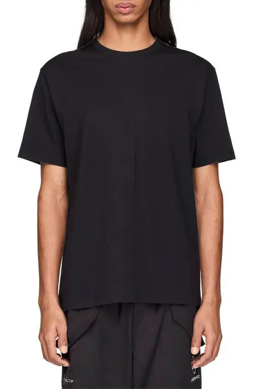 Y3 F1 Logo Cotton Graphic T-shirt
