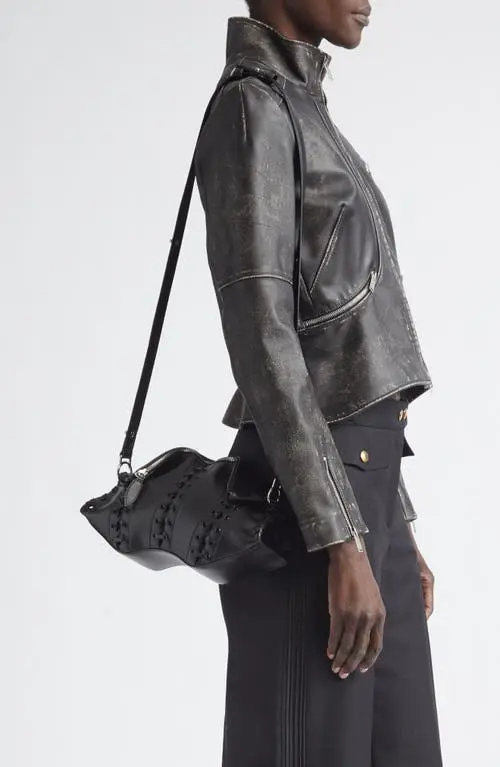 Alexander McQueen Manta Clutch - Black/silver