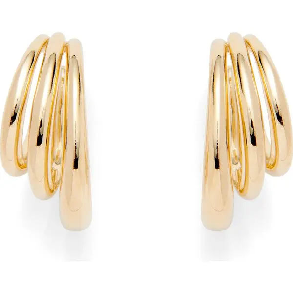 Lady Grey Triple Layer Ear Cuffs - Gold
